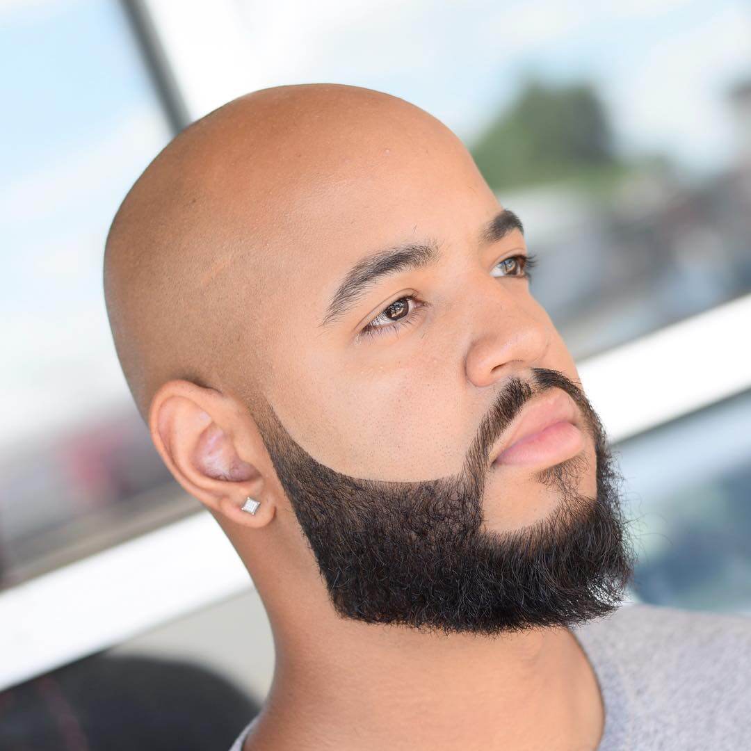 How To Fade Your Beard Into Your Bald Head (For Beginners)