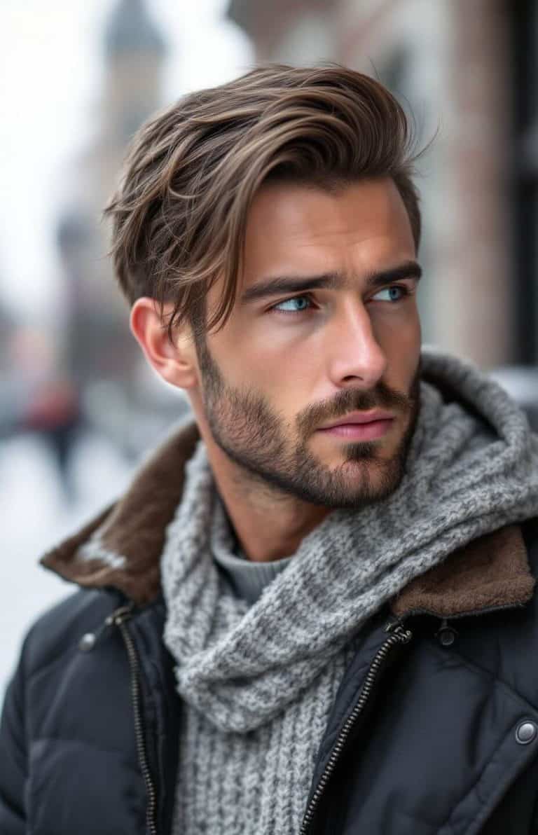 21 Winter Hairstyles For Men To Keep You Warm & Trendy