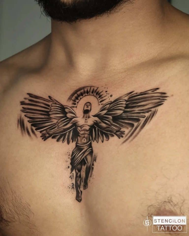 17 Bold Chest Tattoo Ideas For Men With Powerful Meanings