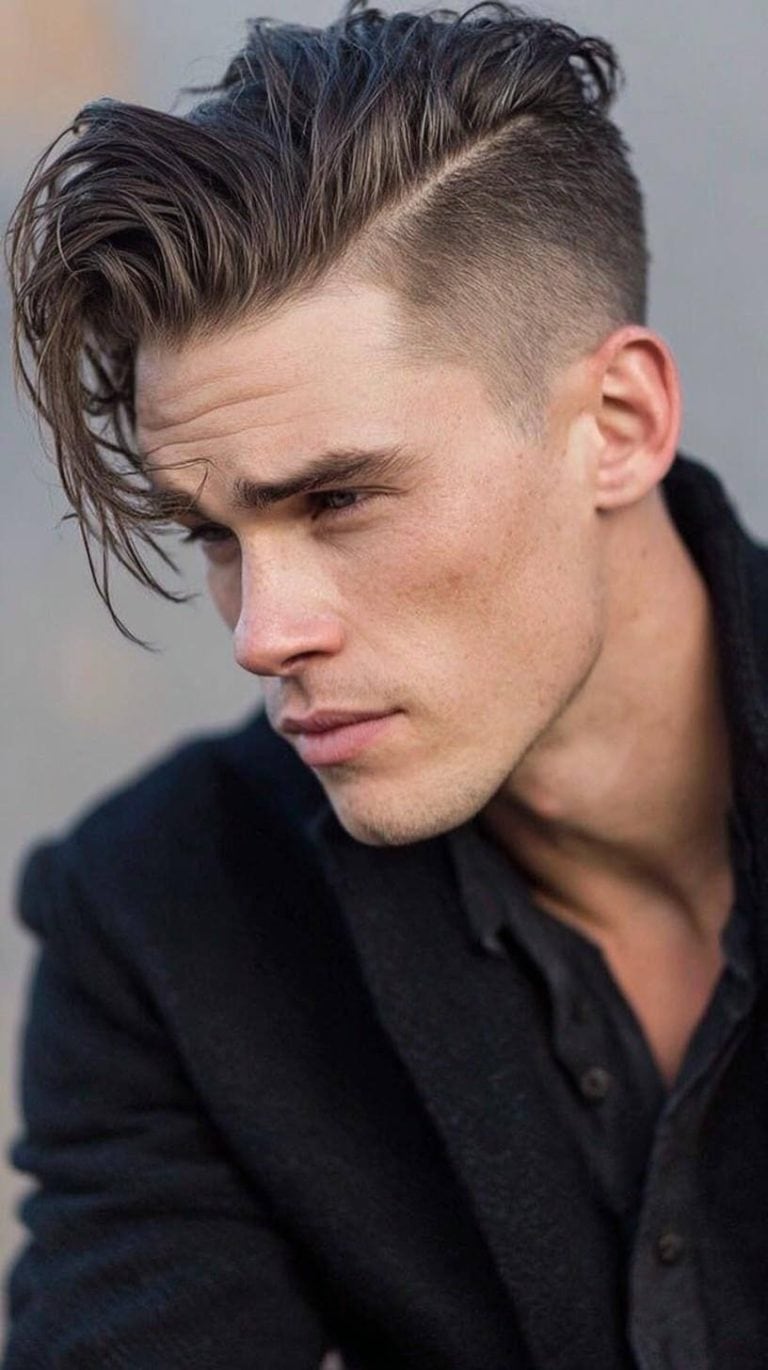 21 Edgy Side Parted Hairstyles For Men - Beardlong