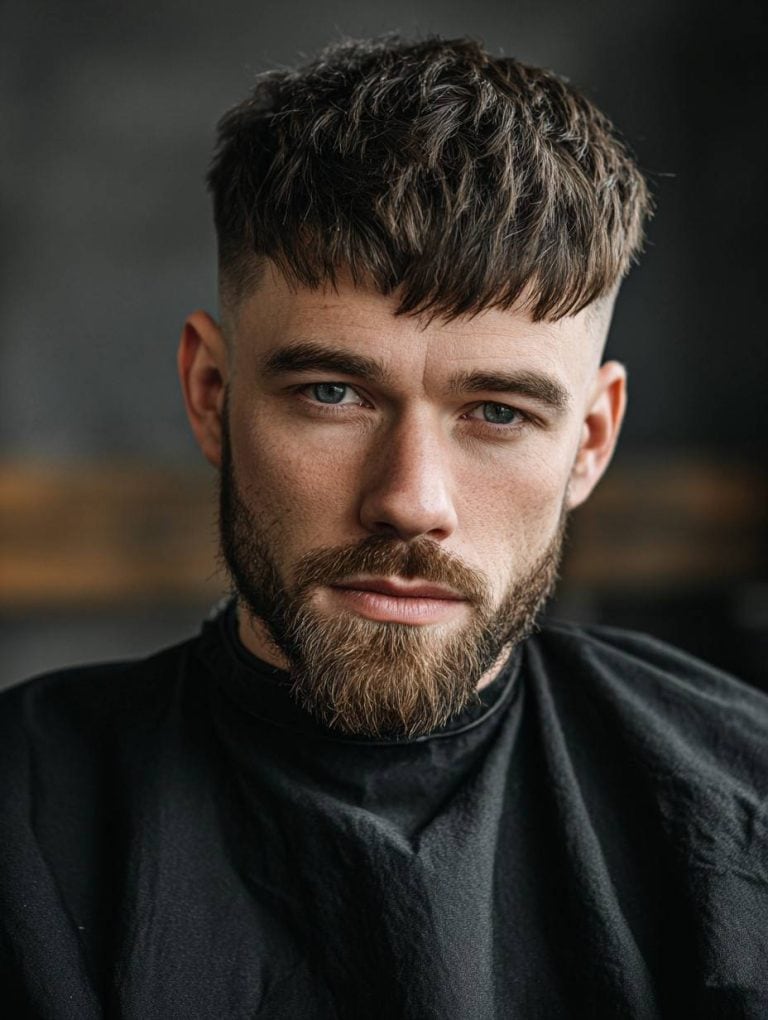 21+ Stylish Caesar Cut Men Looks To Try This Year - Beardlong